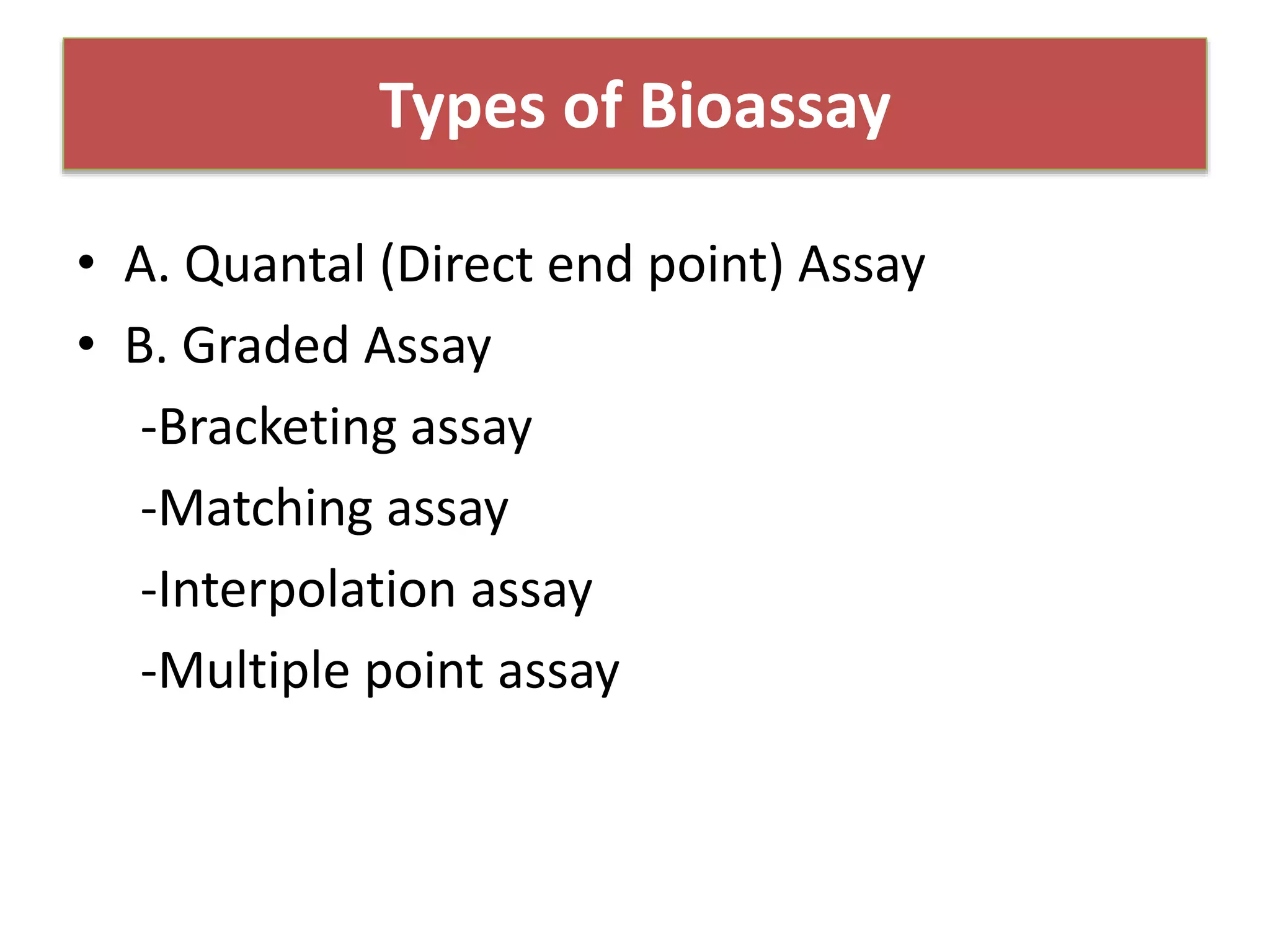 Bioassay | PPTX
