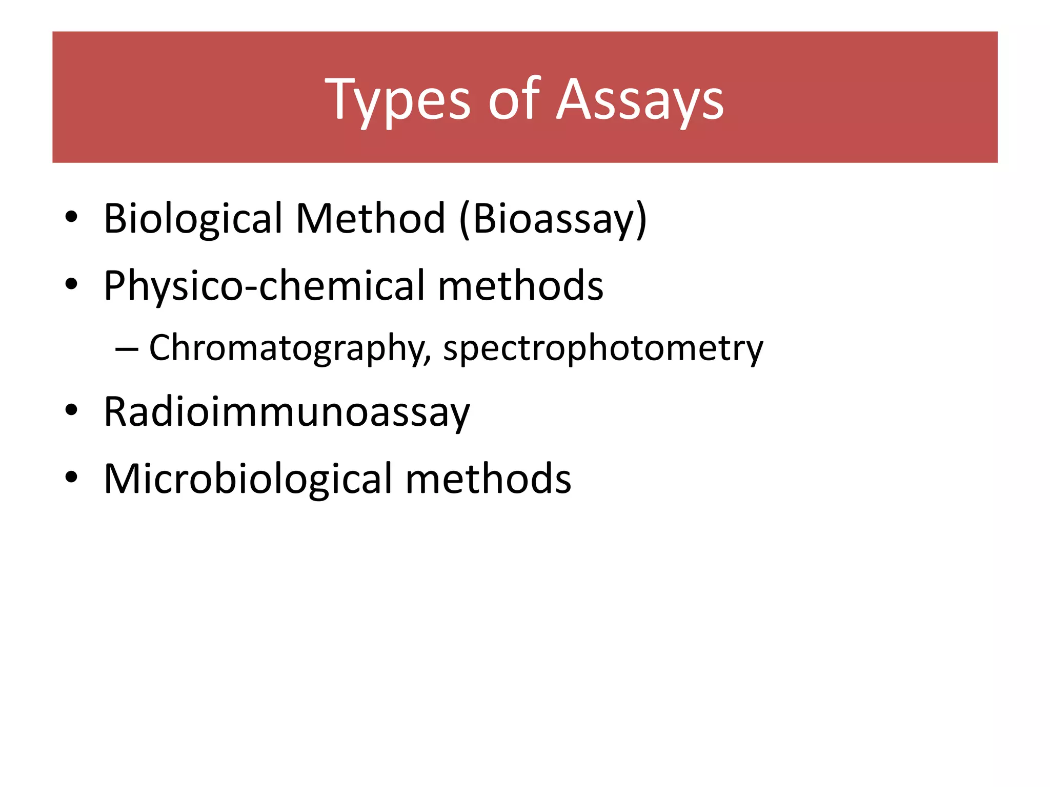 Bioassay | PPTX