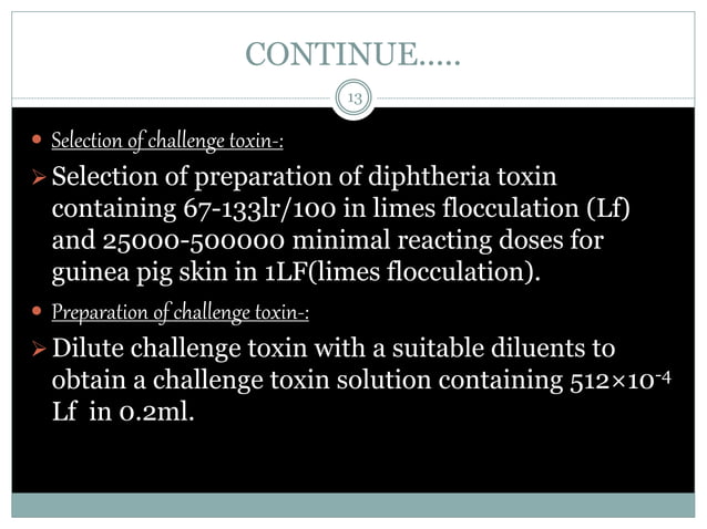 Bio assay of adsorbed diptheria vaccines | PPTX