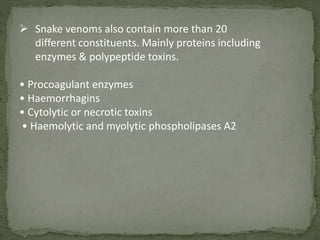 Bioassay of antivenom | PPTX