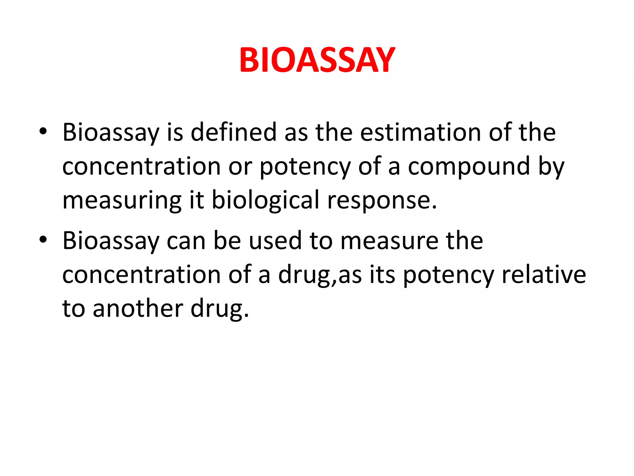 Bioassay of digitalis | PPTX