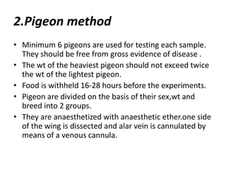 Bioassay of digitalis | PPTX | Chemistry | Science