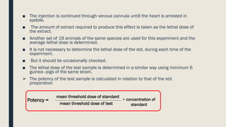 Bio-assay of Digitalis ( digitoxin) | PDF