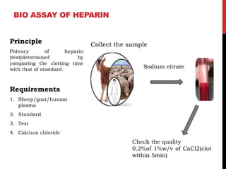 Bio assay of heparin | PPTX