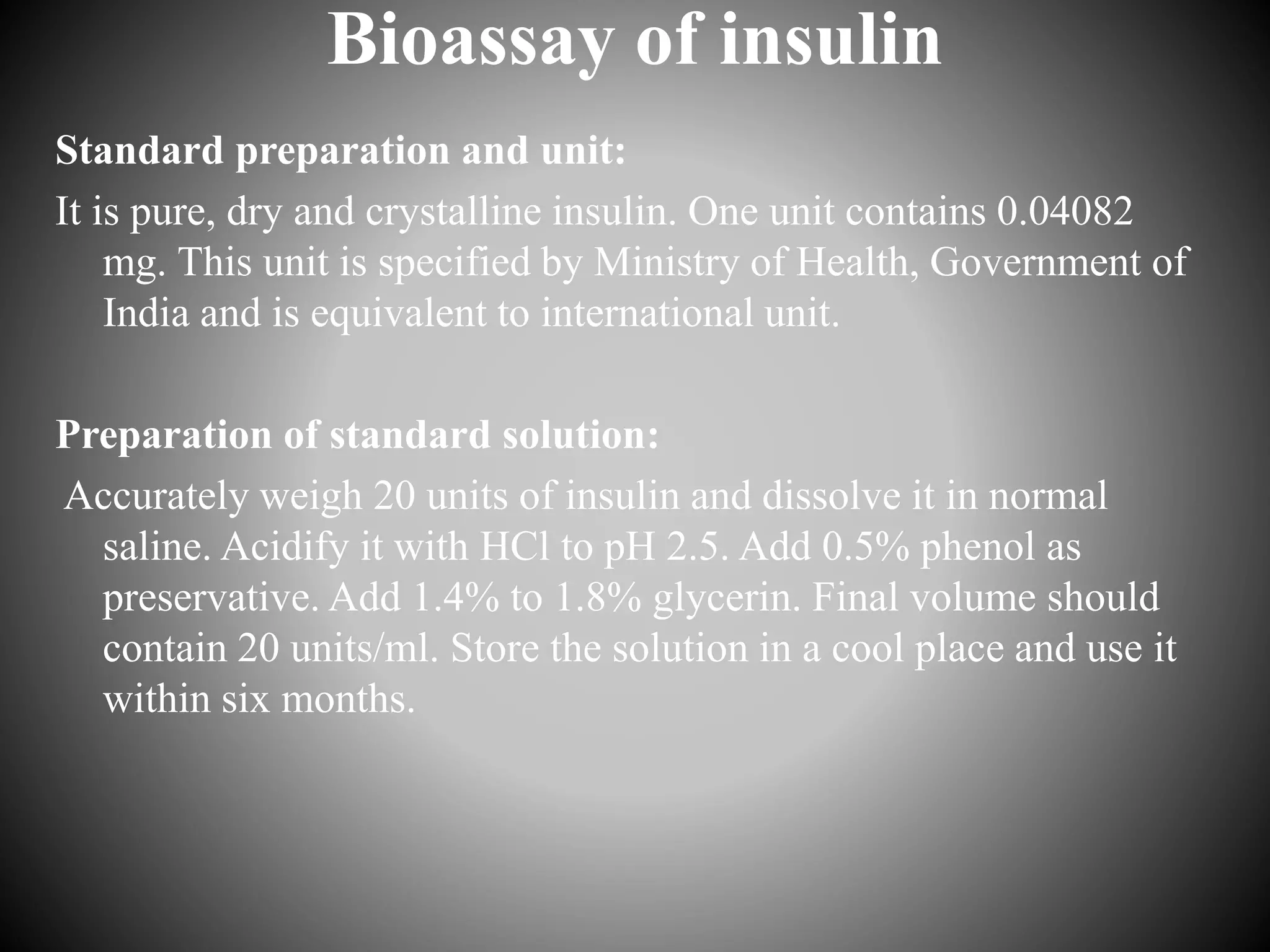 Bioassay of insulin & Bioassay of Vasopressin | PPTX