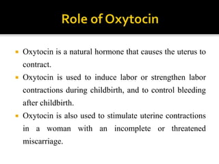 Bioassay of oxytocin | PPT
