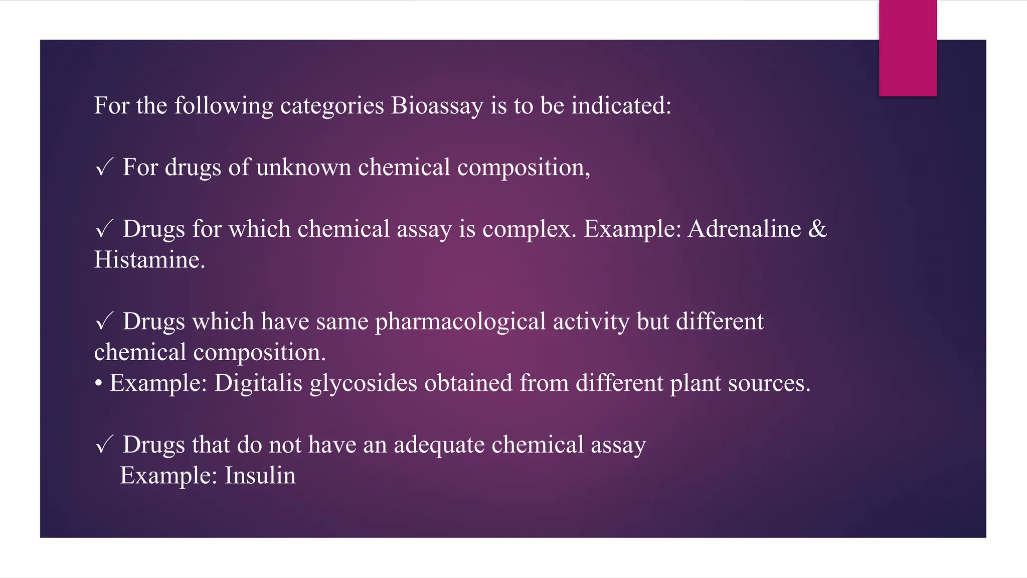 Bioassay and it's Methods & Applications | PPTX