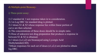 Bioassay and it's Methods & Applications | PPTX