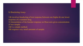 Bioassay and it's Methods & Applications | PPTX