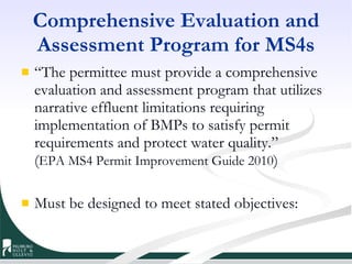 Bioassessment Approach to MS4 Evaluation and Assessment | PPT