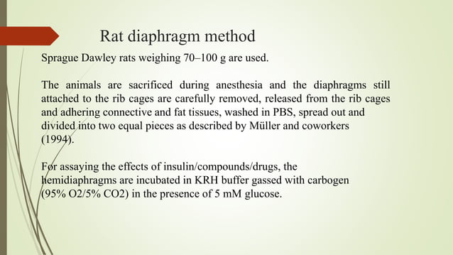 Bioassy of insulin according to Indian pharmacopoeia | PPTX | Endocrine ...