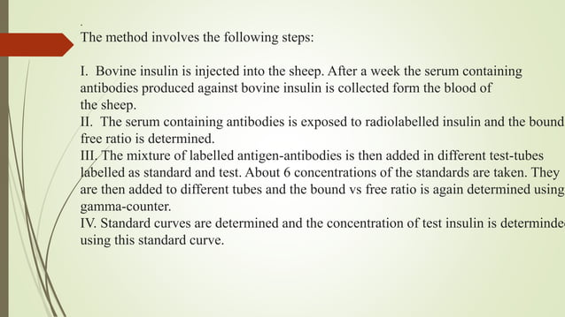 Bioassy of insulin according to Indian pharmacopoeia | PPTX | Endocrine ...