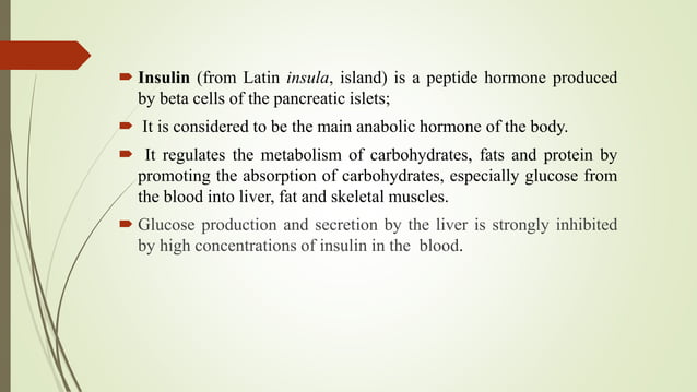Bioassy of insulin according to Indian pharmacopoeia | PPTX | Endocrine ...