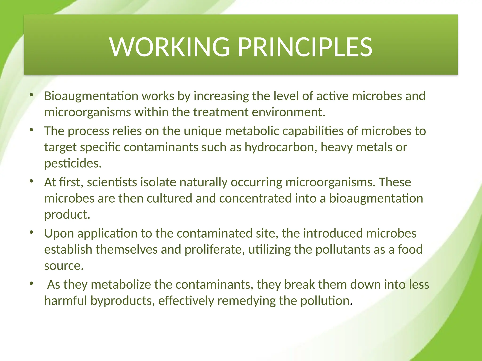 BIOAUGMENTATION : A Bioremediation process | PPTX