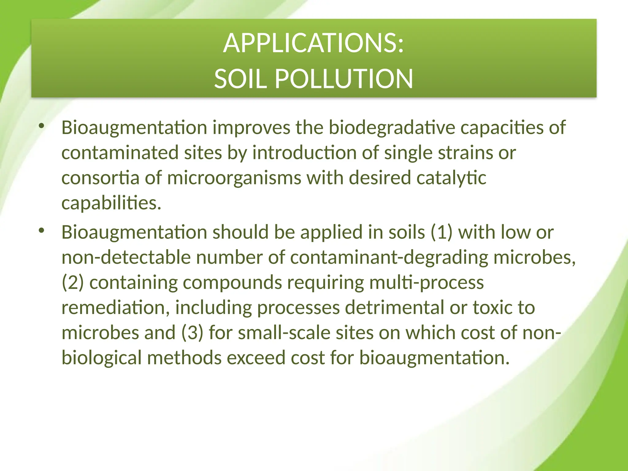 BIOAUGMENTATION : A Bioremediation process | PPTX