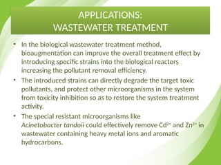 BIOAUGMENTATION : A Bioremediation process | PPTX | Biotech and ...