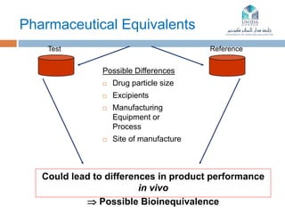 Bioavailabilitas dan Bioekivalensi | PPTX