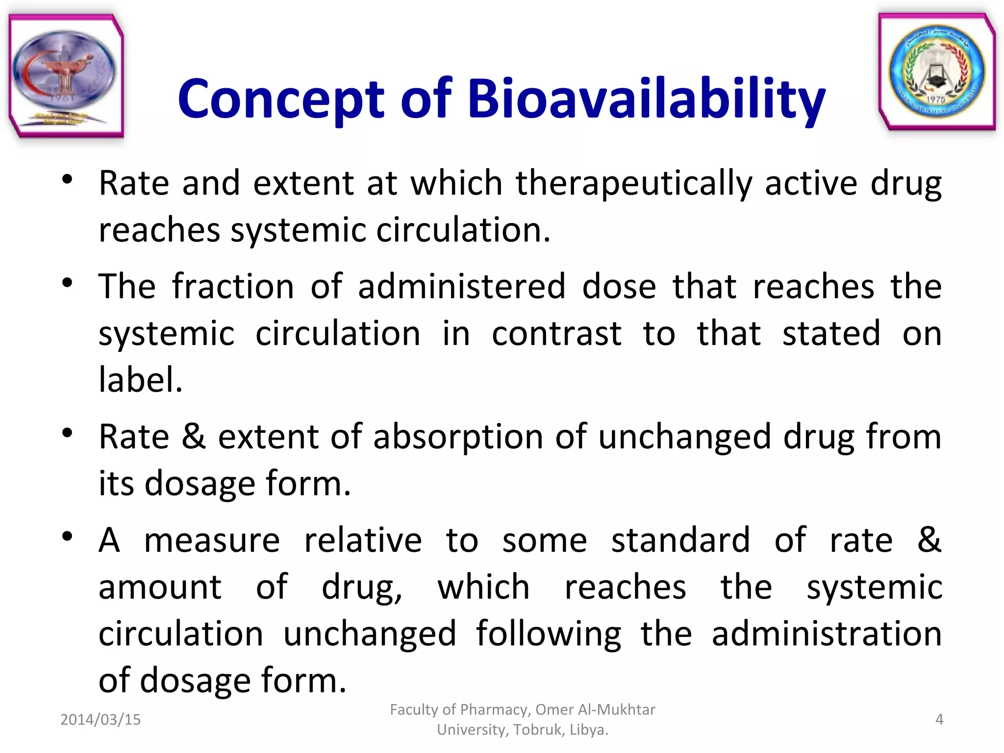 Bioavailability | PPT