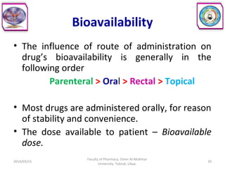 Bioavailability | PPT