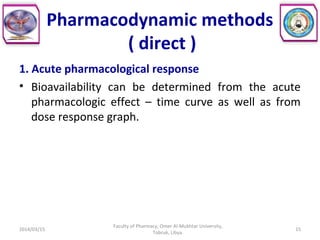 Bioavailability | PPT