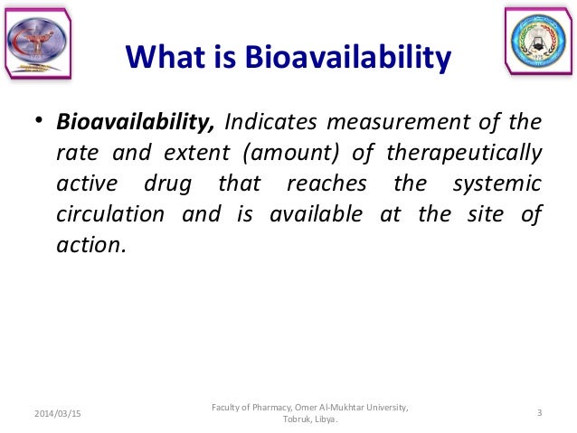 Bioavailability