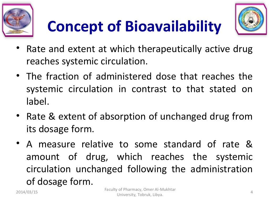 Bioavailability