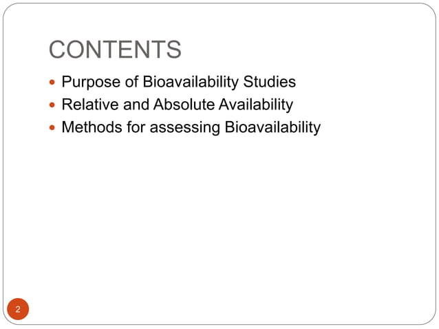 Bioavailability , absolute bioavalability, relative bioavailability ...