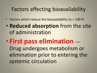 Bioavailability | PPT