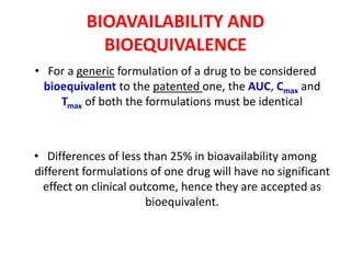 Bioavailability | PPTX