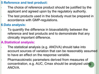 Bioavailability and bioeqivalance testing | PPT