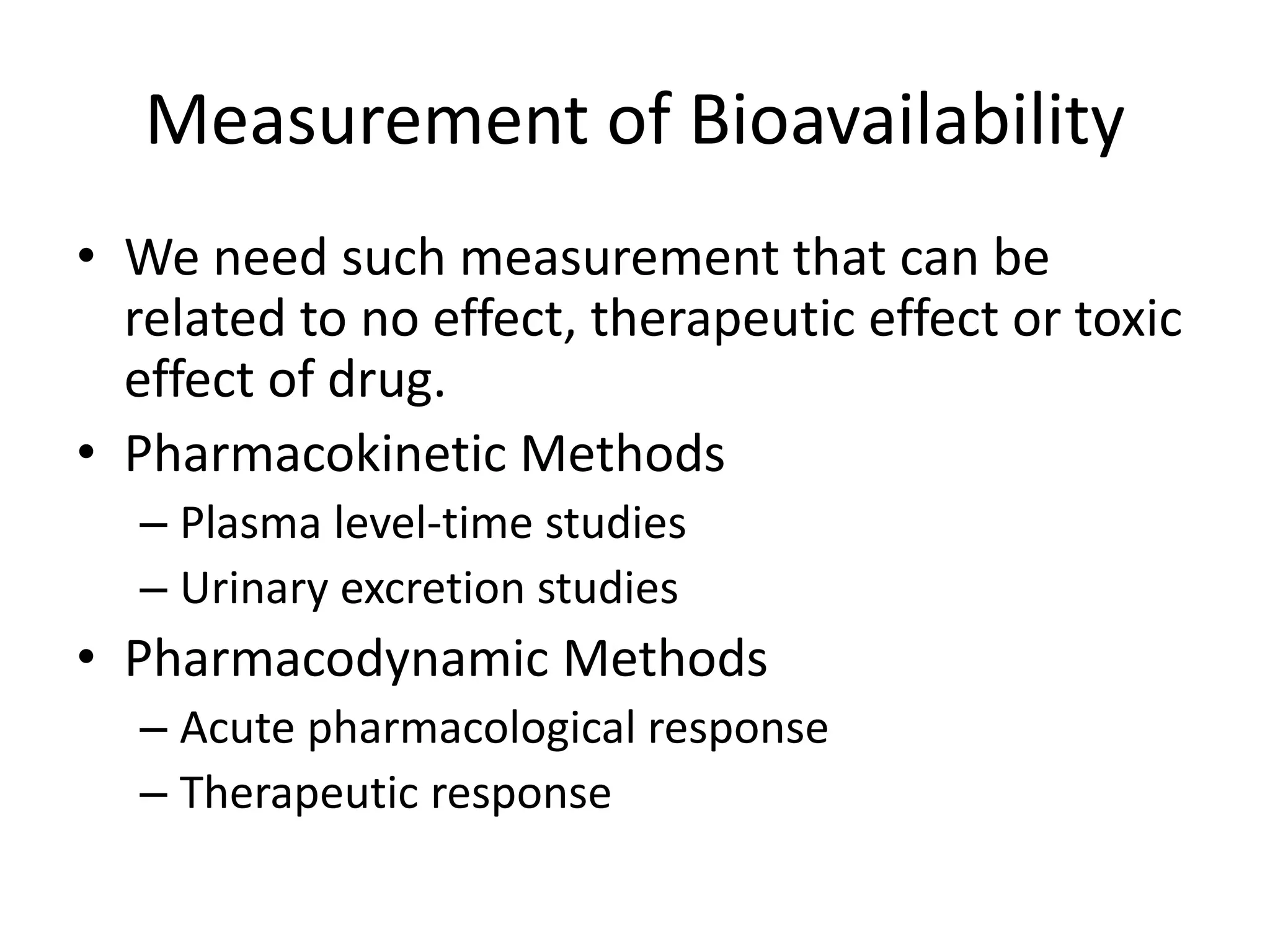 Bioavailability and bioequivalence lecture | PPTX