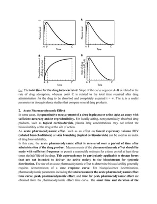 Bioavailability and bioequivalence | PDF | Pharmaceutical Industry ...
