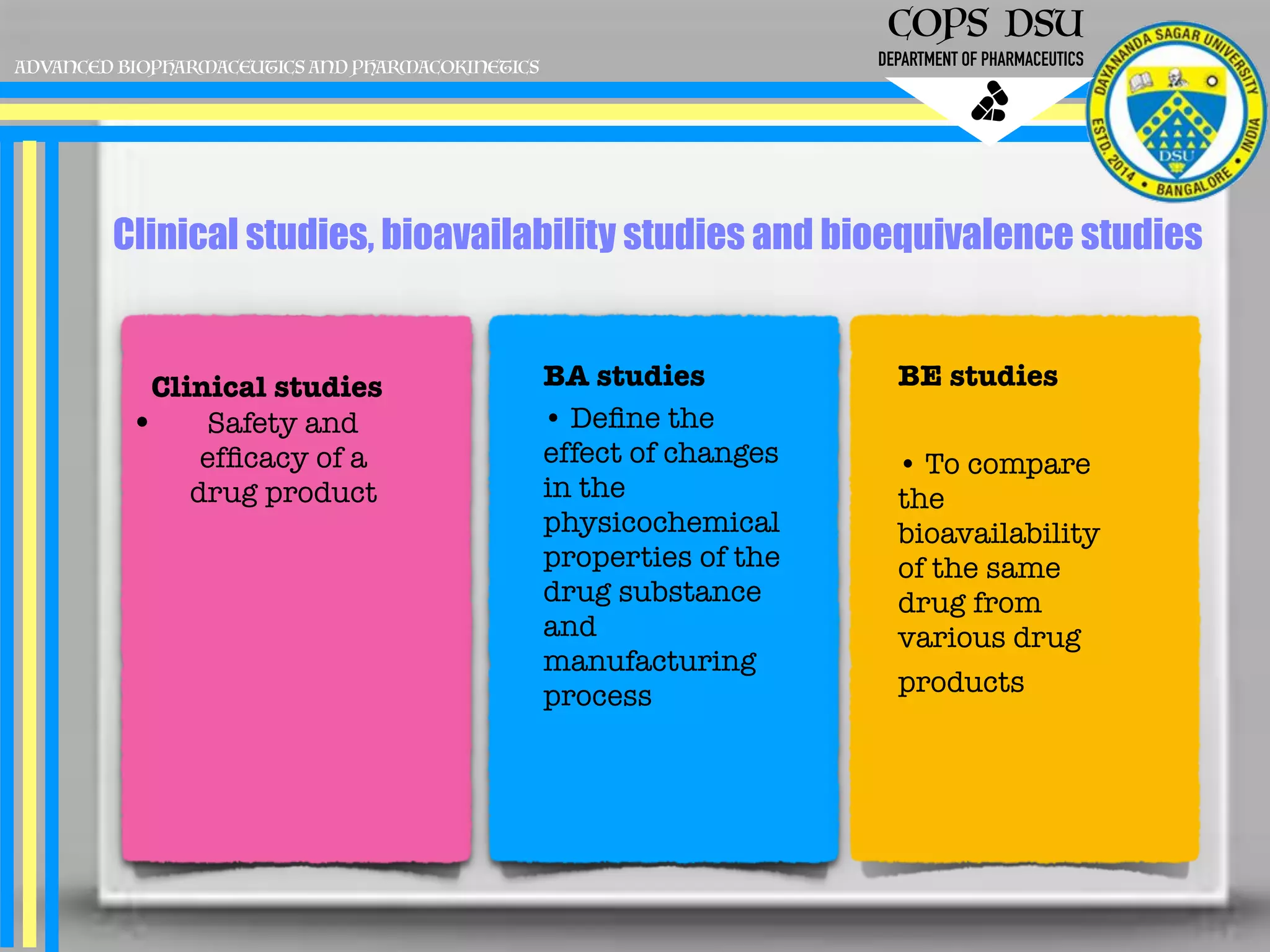 Bioavailability and bioequivalence | PDF