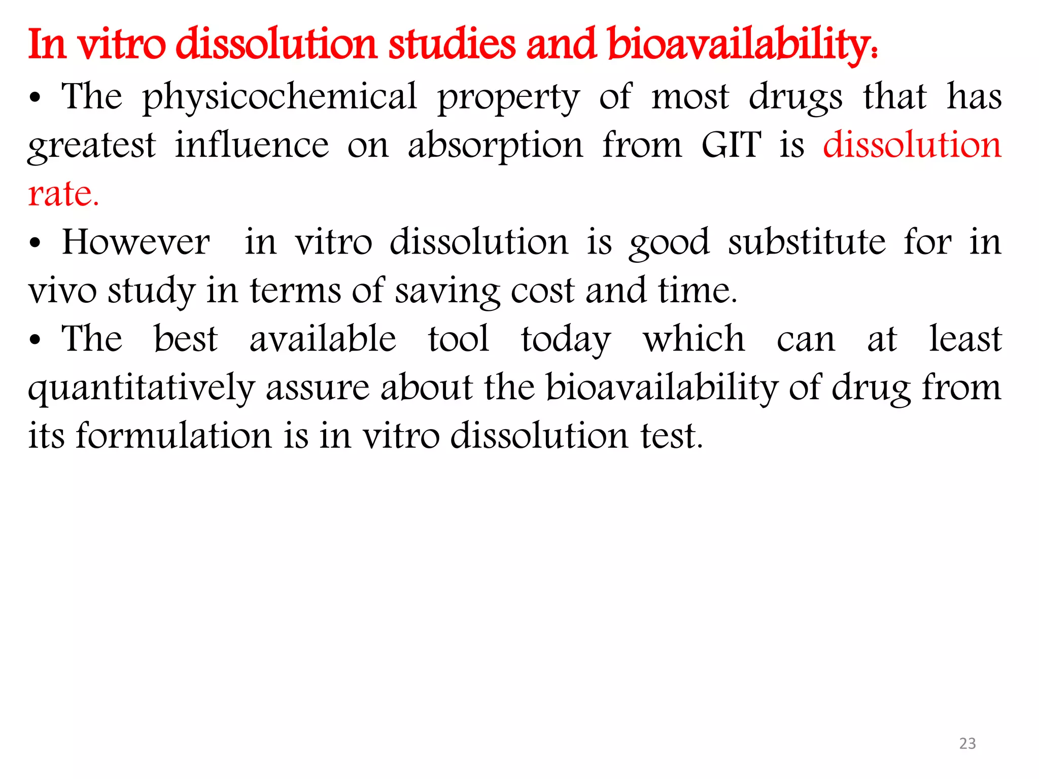 Bioavailability and bioequivalence | PPTX