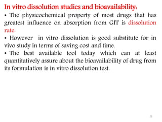 Bioavailability and bioequivalence | PPTX
