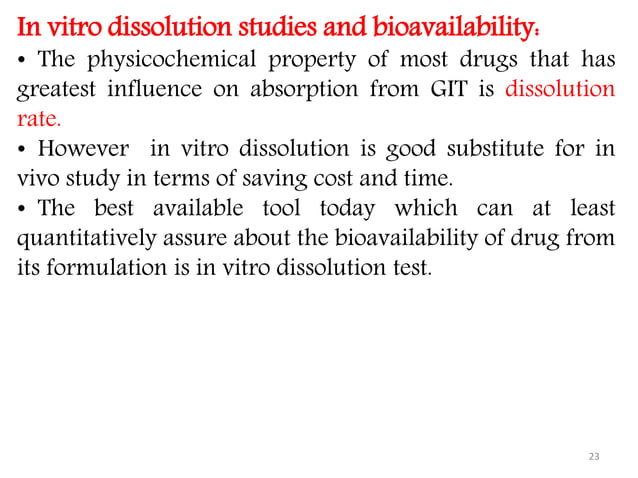 Bioavailability and bioequivalence | PPTX