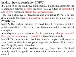 Bioavailability and bioequivalence | PPTX