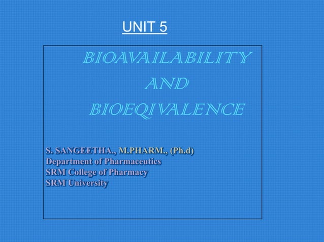 BioavailabilityandBioequivalence.pdf