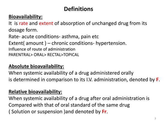 Bioavailability_and_Bioequivalence method | PPT