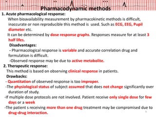 Bioavailability_and_Bioequivalence method | PPTX