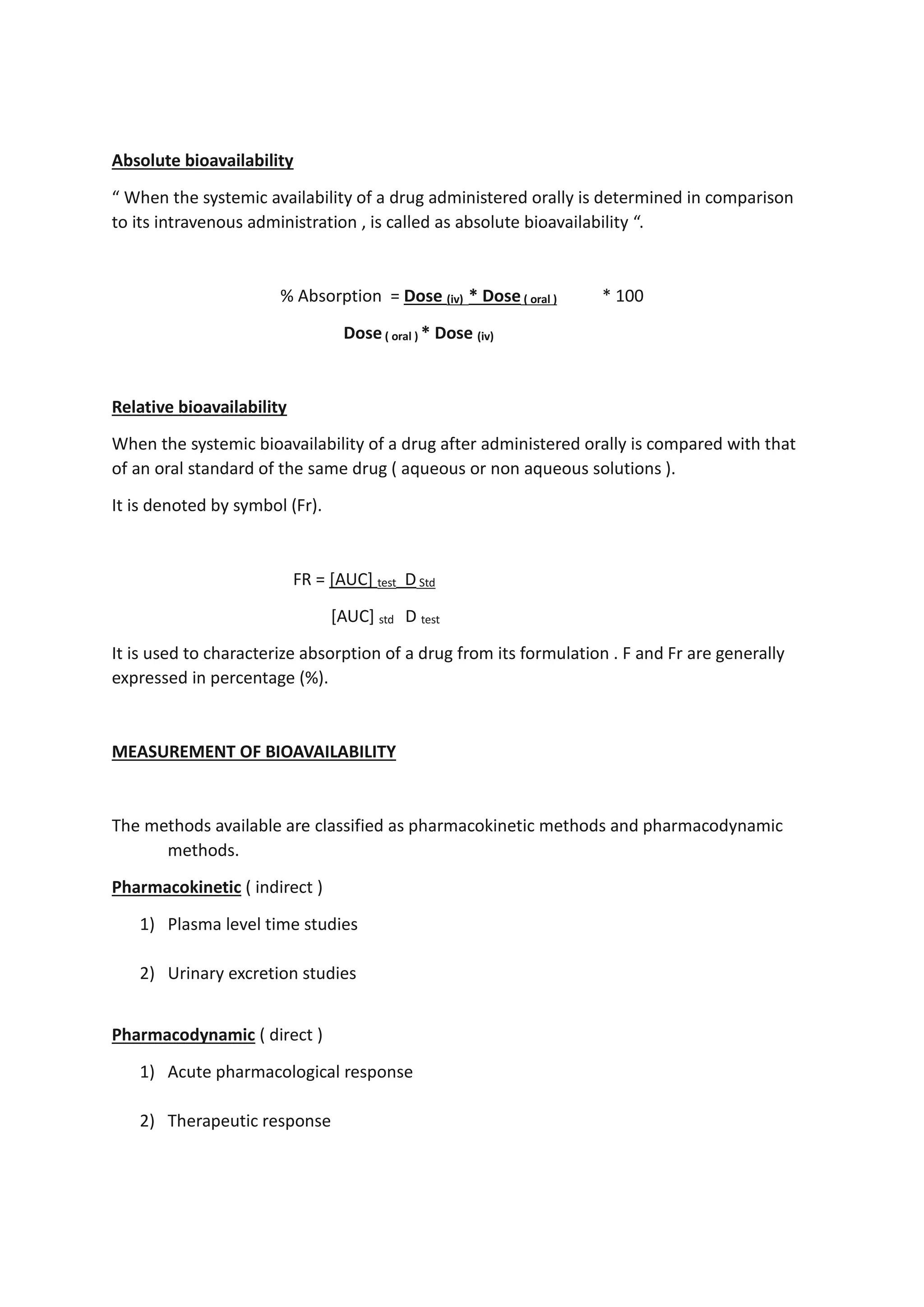 Bioavailability and bioequivalence of Drug Product.docx
