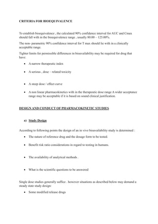 Bioavailability and bioequivalence of Drug Product.docx ...