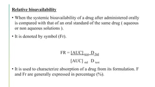 Bioavailability and bioequivalence of Drug Productppt2.pptx