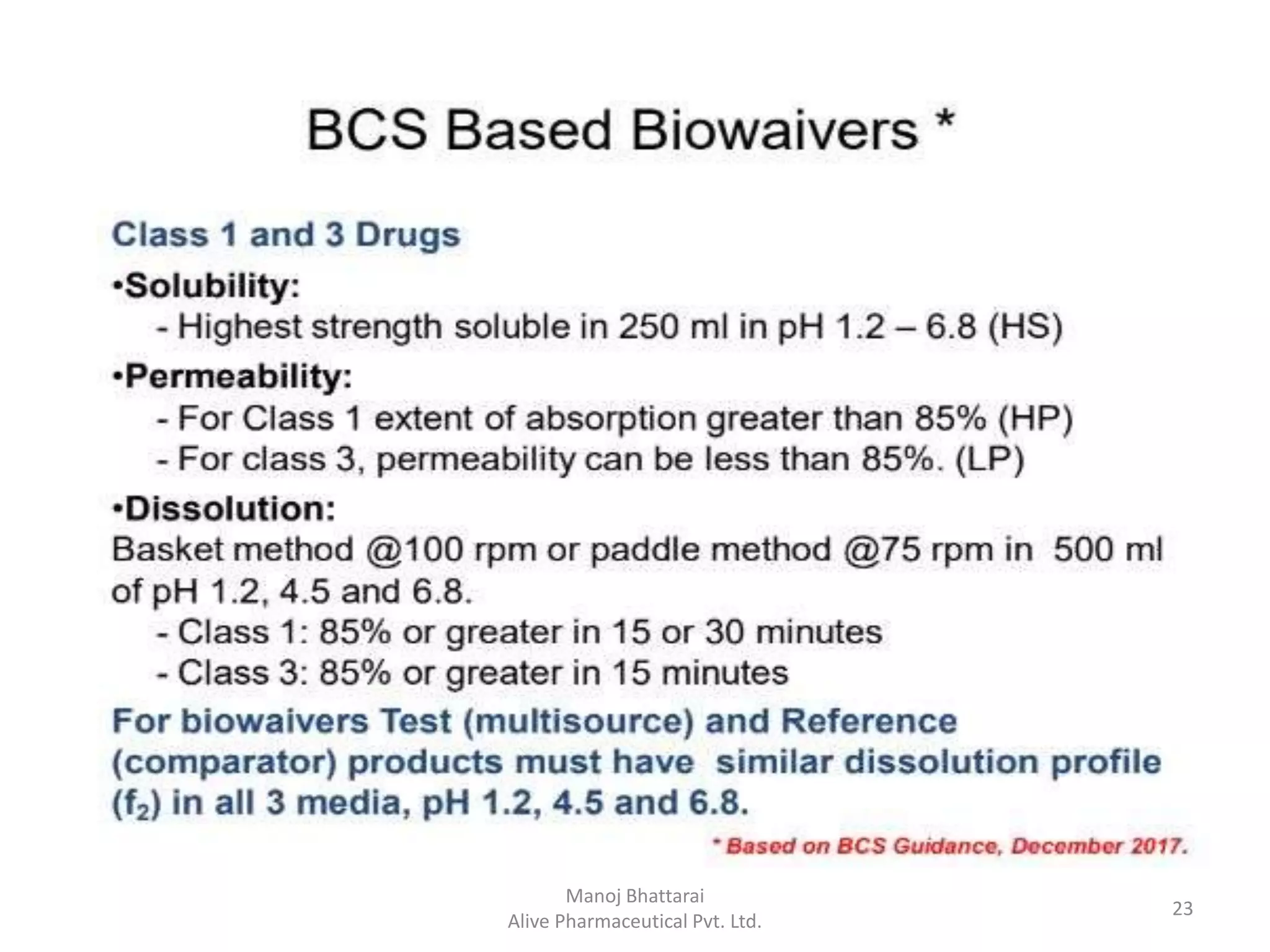 Bioavailability, Bioequivalence and Biowaiver | PPTX