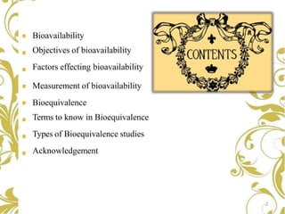 Bioavailability | PDF