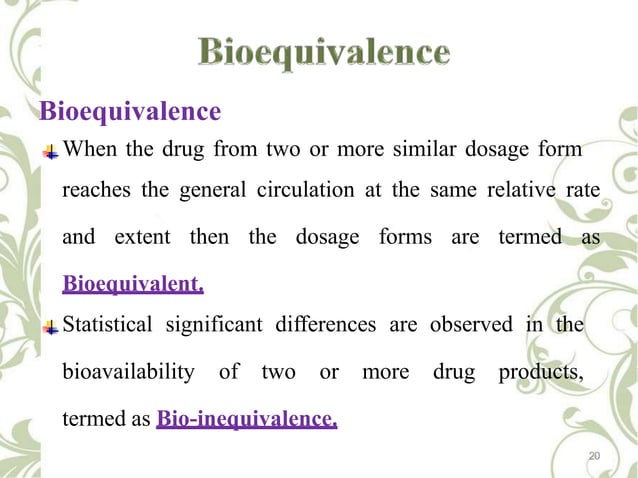Bioavailability | PDF