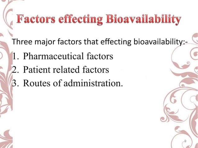 Bioavailability | PDF