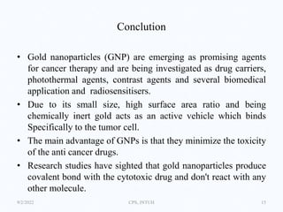 Bioavailability of Gold nanoparticles.pptx