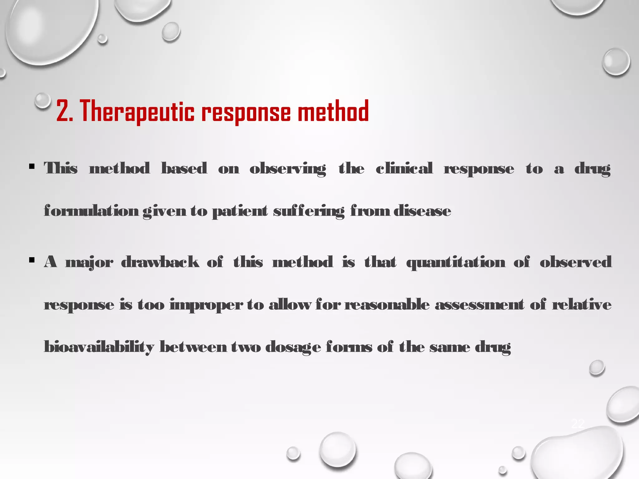 Measurement of bioavailability | PPT