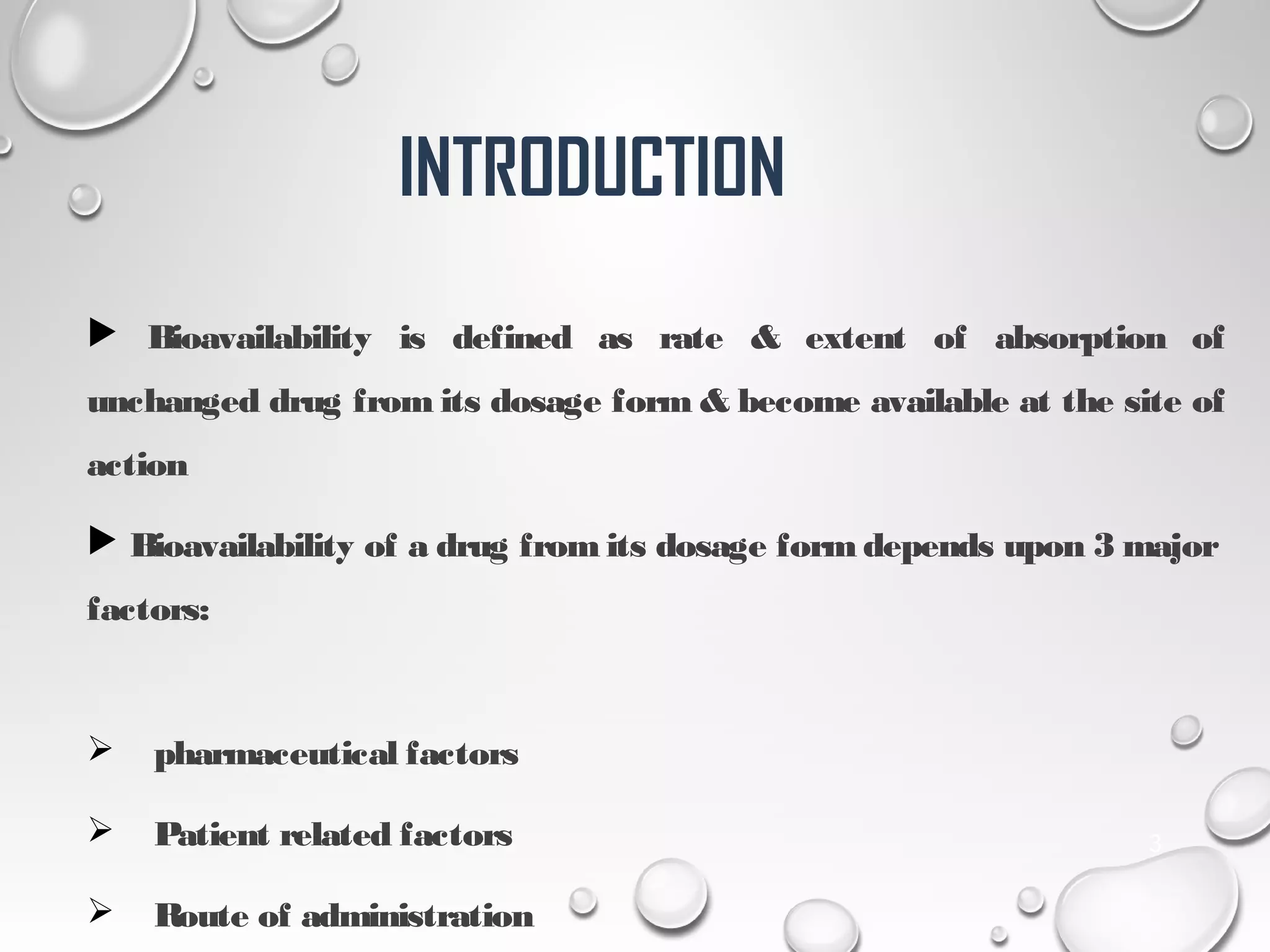 Measurement of bioavailability | PPT
